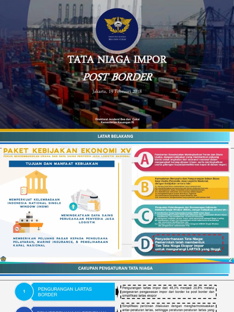 Tata Niaga Post Border | PDF