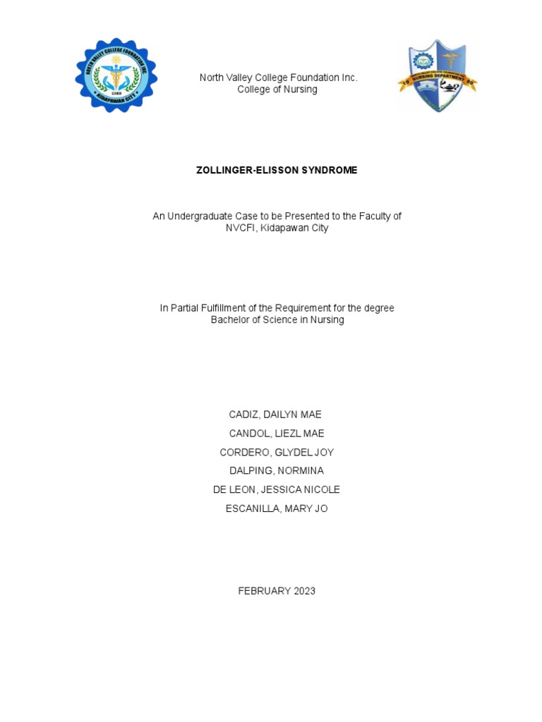 Zollinger Case Study | PDF | Pancreas | Digestion