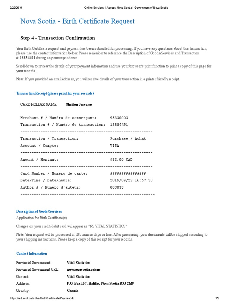 Online Services - Access Nova Scotia - Government of Nova Scotia PDF | Download Free PDF ...