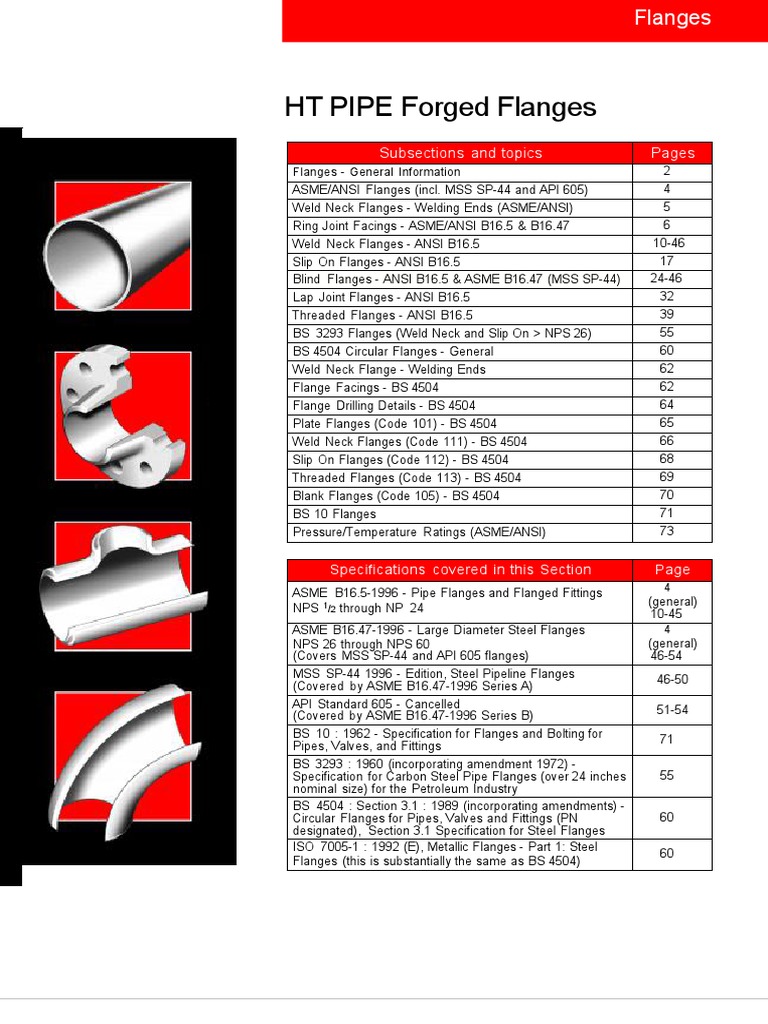 Ansi Flange Standard HT Pipe | PDF | Pipe (Fluid Conveyance) | Gas Technologies