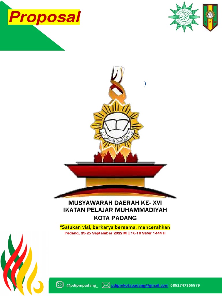 Proposal Musyawarah Daerah IPM Padang | PDF