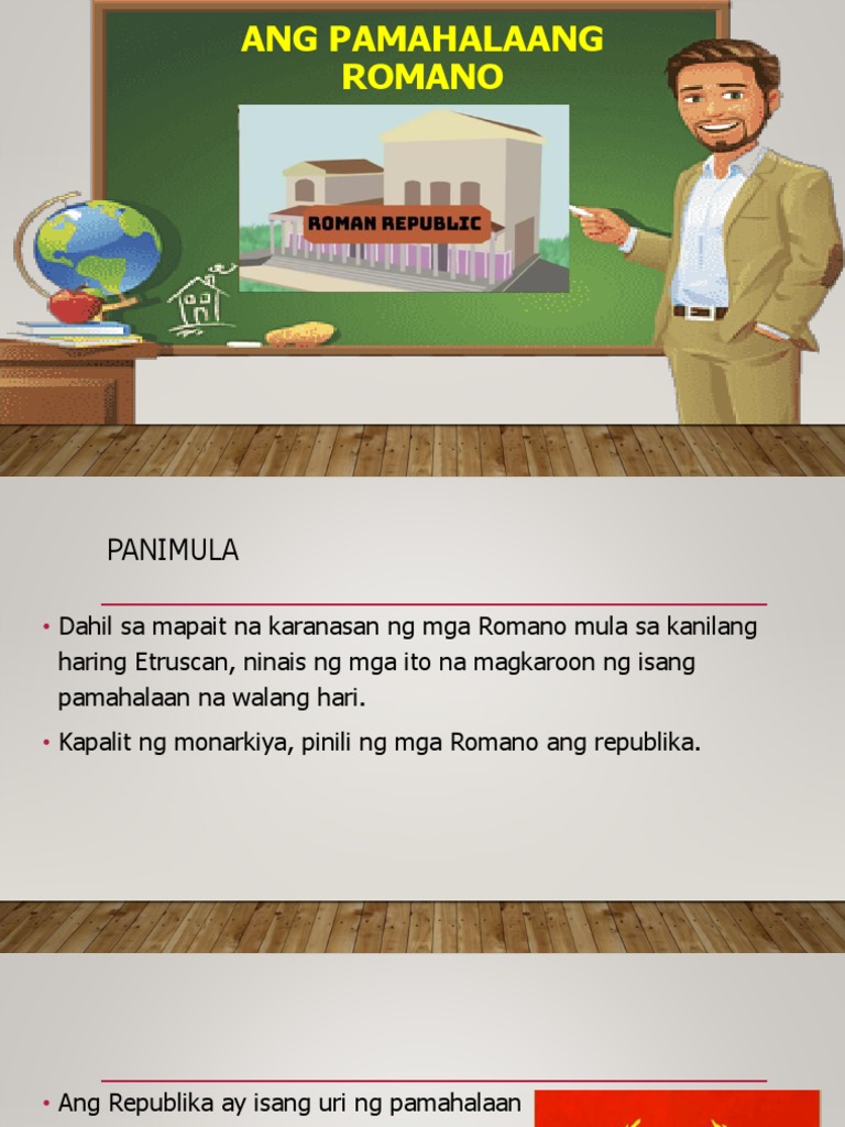 Aralin 5a Pamahalaang Romano | PDF