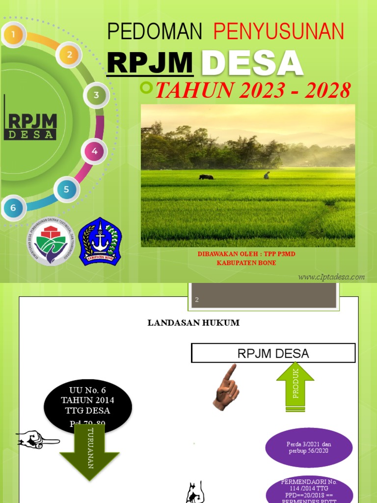 01. SLIDE MATERI RPJM Desa By NURSALIM.pptx | PDF