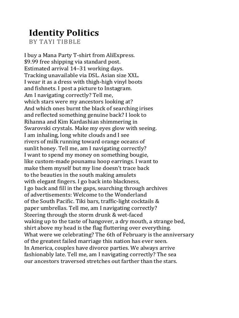 Identity Politics | PDF