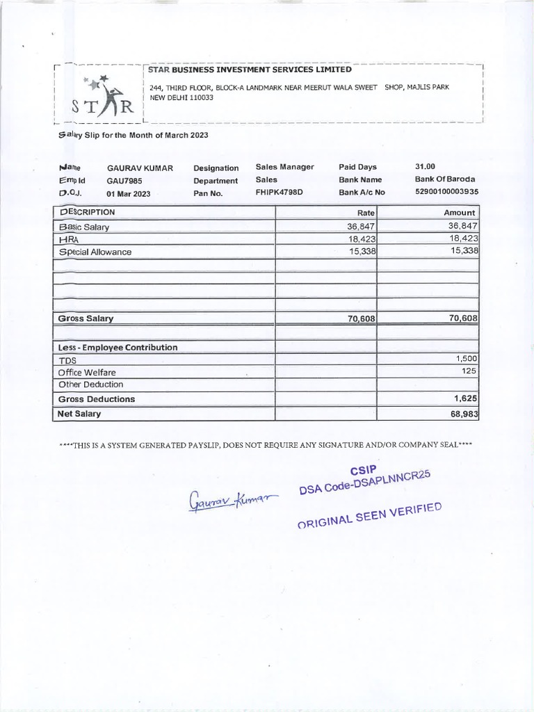 SALARY SLIP.pdf | PDF