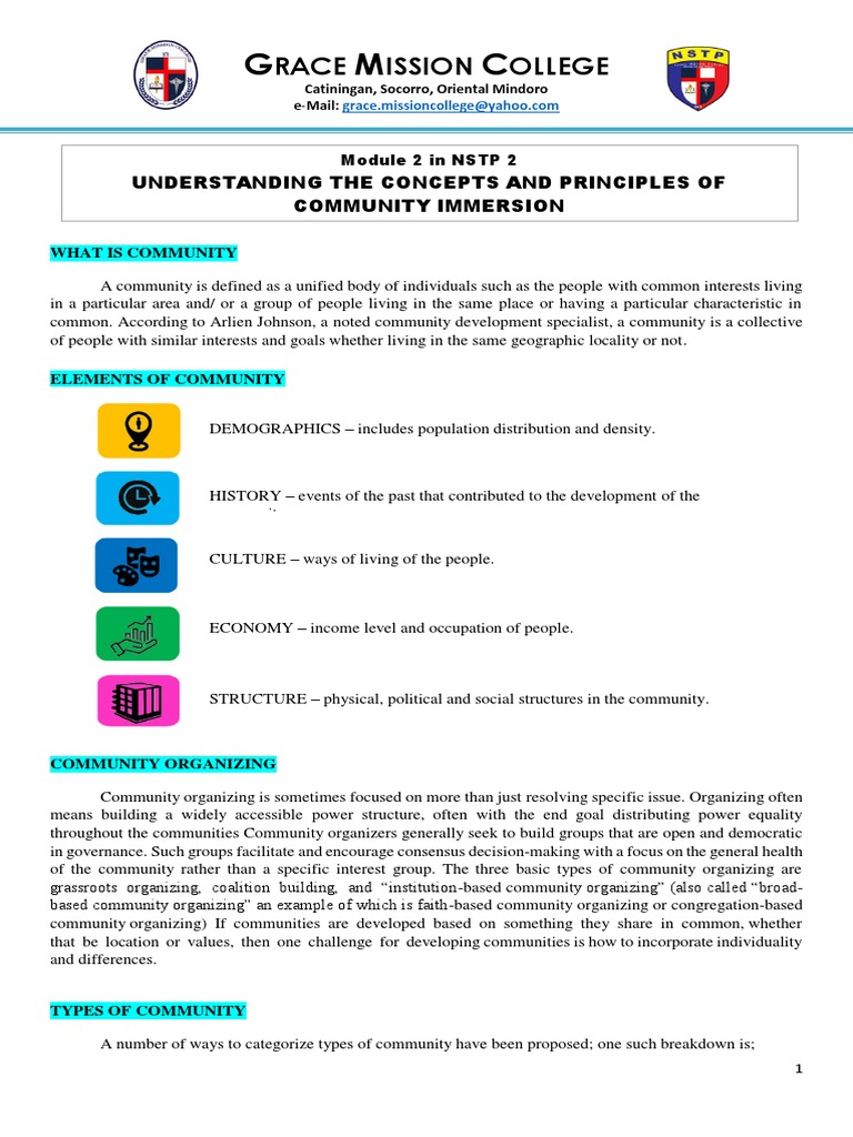 NSTP-CWTS 2 Module 2 | PDF | Community | Experience