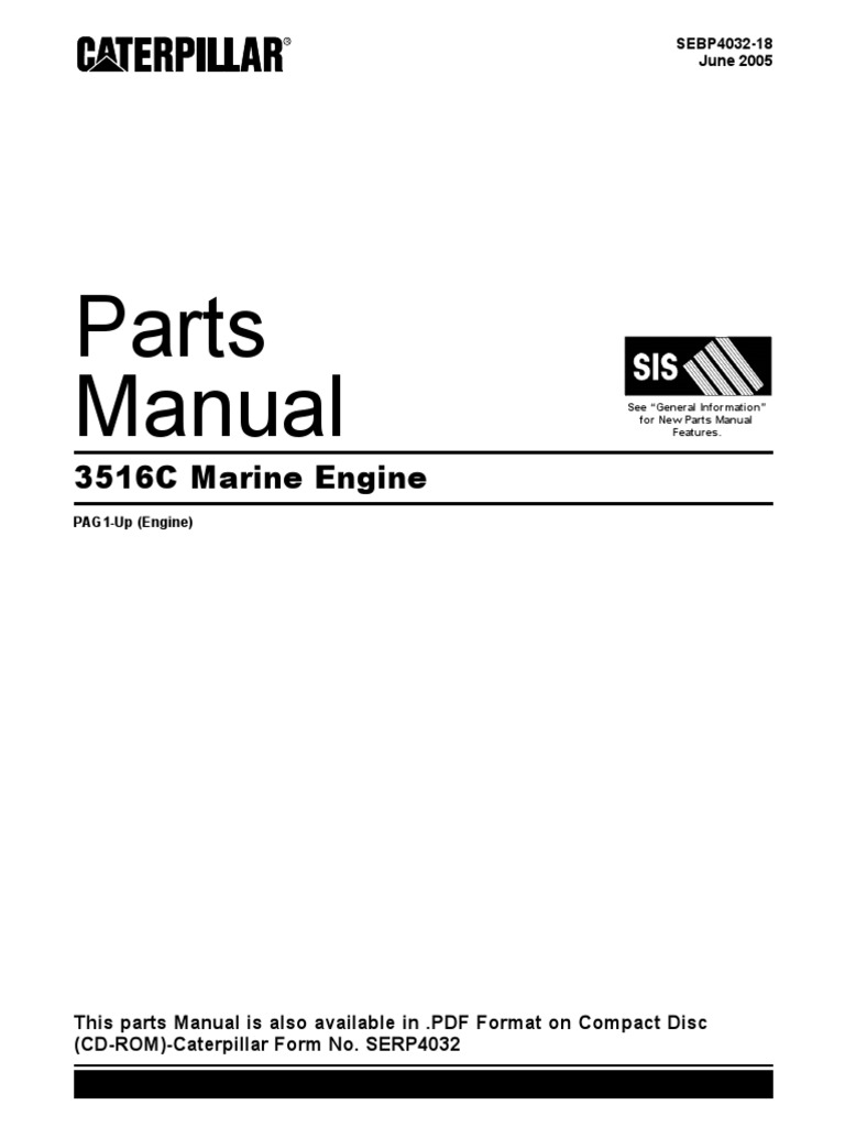 3516C Parts Manual SERP4032-18-01-ALL PDF | PDF | Propulsión ...