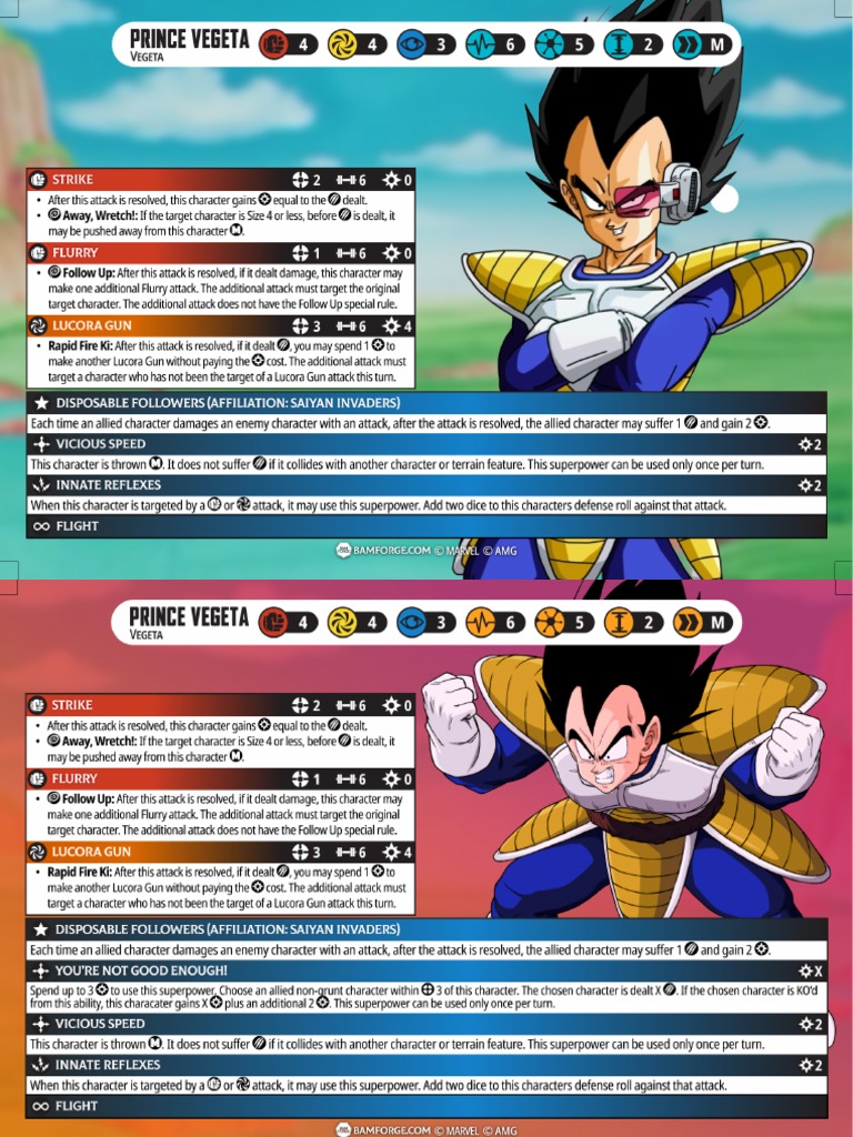 Prince Vegeta | PDF