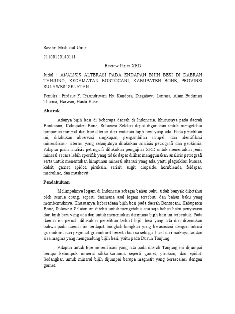 Savikri Misbahul Umar | PDF