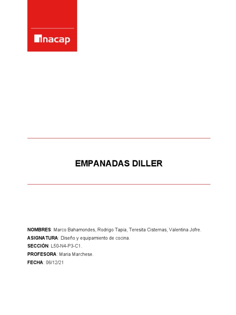 Informe Oficial Empanadas Diller | PDF | Residuos | Residuos sólidos urbanos