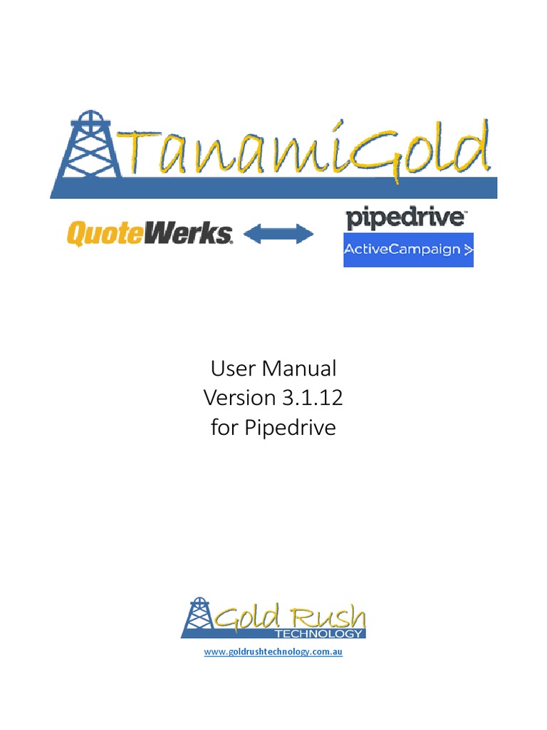 UserManual 3.1.12 For Pipedrive PDF | PDF | Installation (Computer Programs) | Icon (Computing)