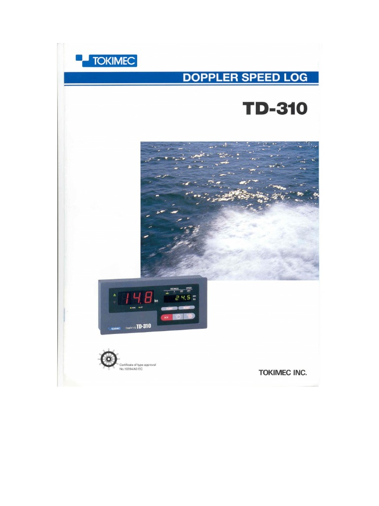 Doppler Speed Log TD310 | PDF