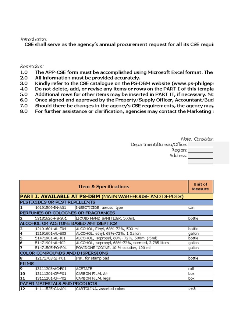 App Sob Ppmp Template 2022 Ee 1 Pdf Notebook Printer Computing