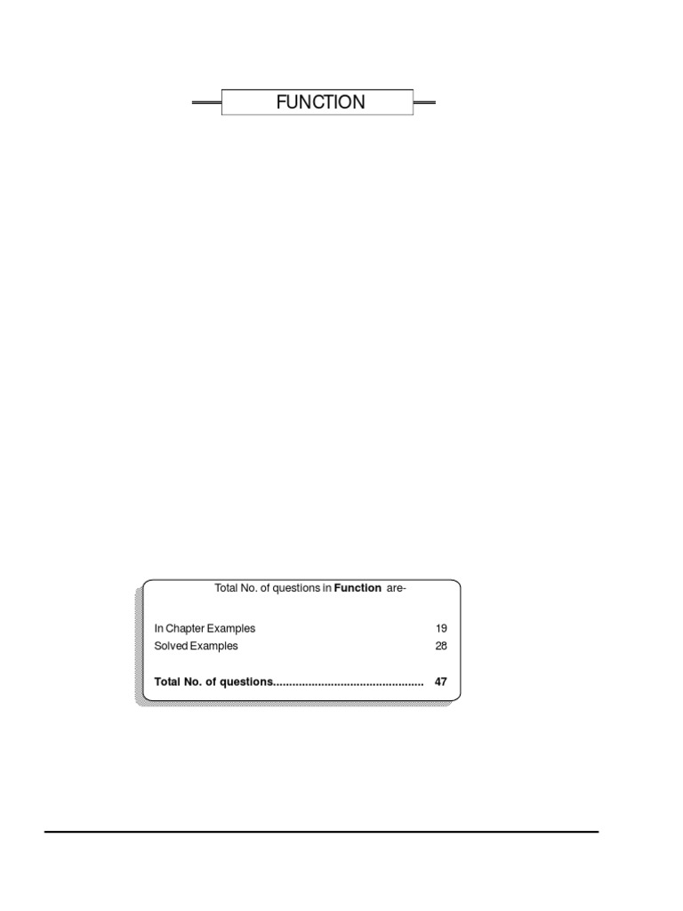 Functions Theory And Solved Examples Module 4 Pdf Numbers Function Mathematics