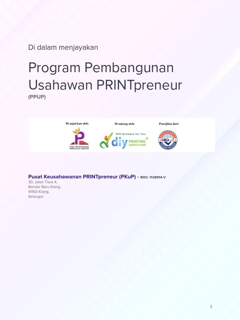 Portfolio Syarikat PKuP PDF | PDF | Karier & Perkembangan | Bisnis