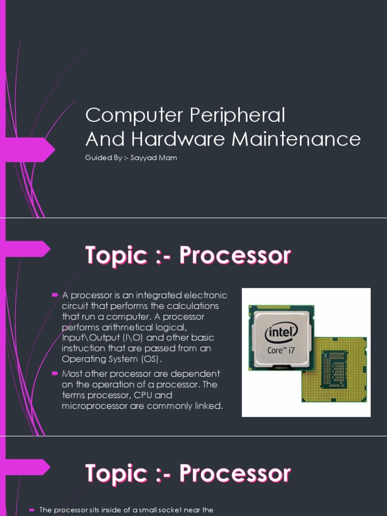 CPH Micro Project PDF | PDF | Central Processing Unit | Multi Core Processor