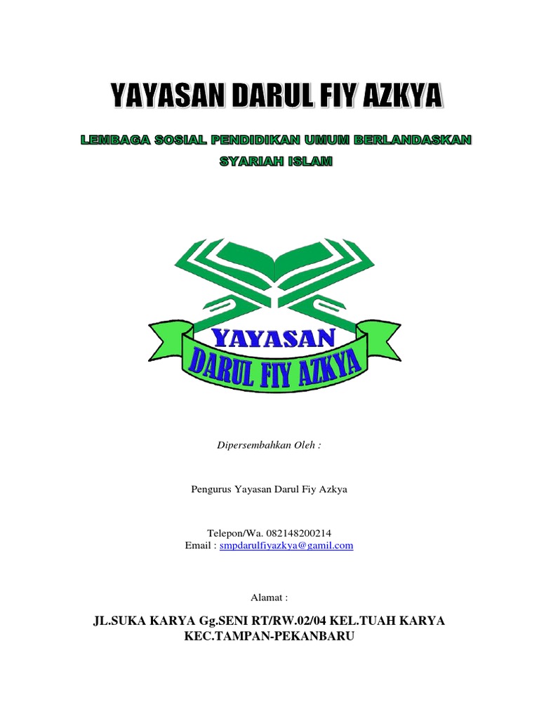 Proposal Fiy Azkya PDF | PDF | Karier & Perkembangan