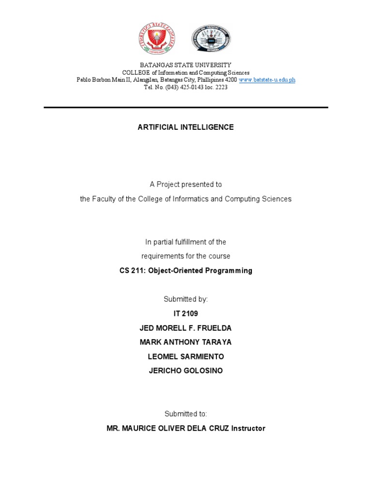 Artificial Intelligence Oop | Download Free PDF | Artificial Intelligence | Intelligence (AI ...