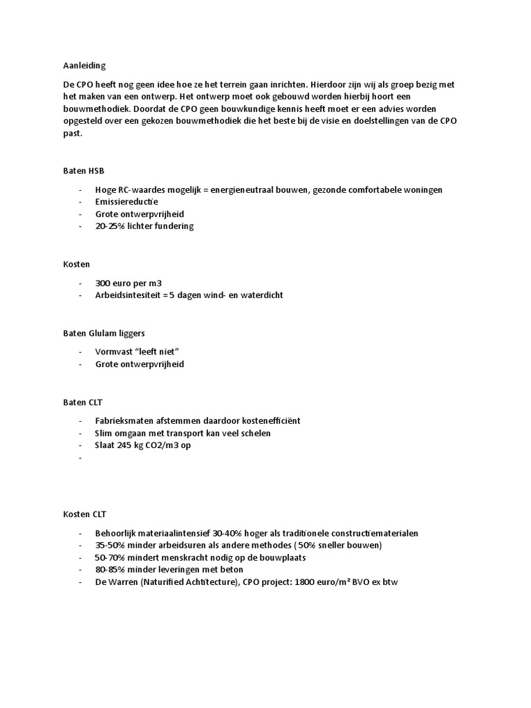 Kosten Baten Analyse | PDF
