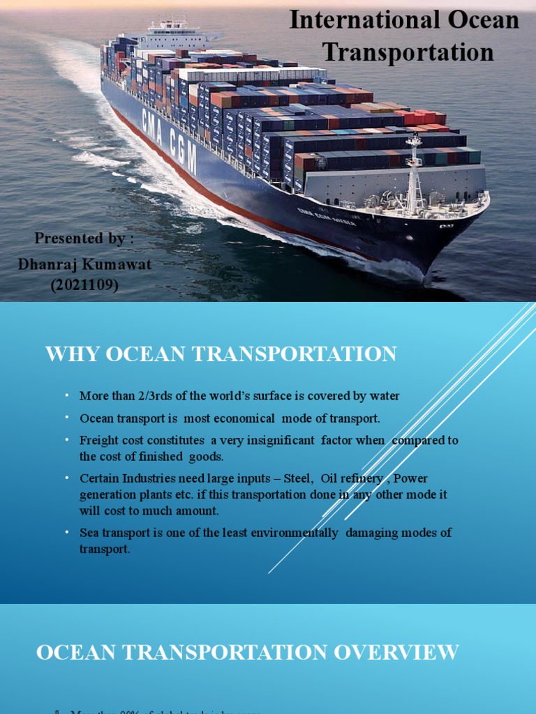 Ocean Transportation | PDF | Cargo | Transport