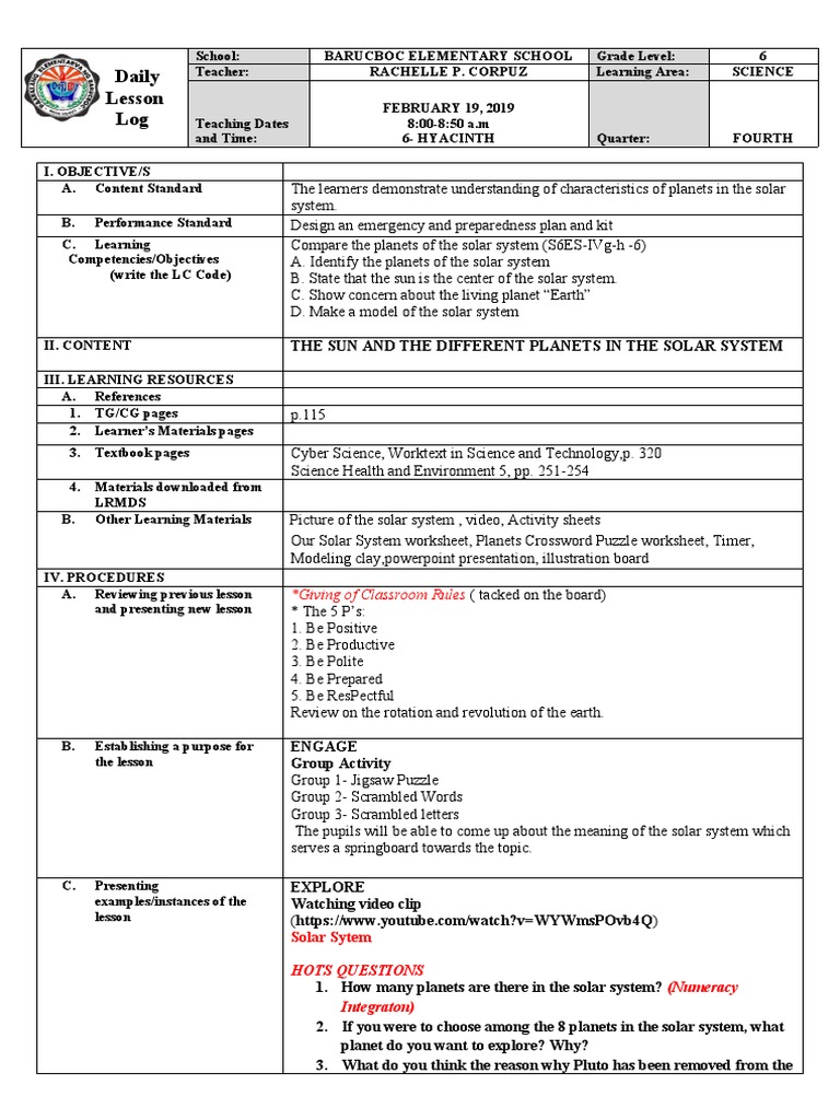 4TH DLL Cot | PDF | Planets | Planets In Astrology