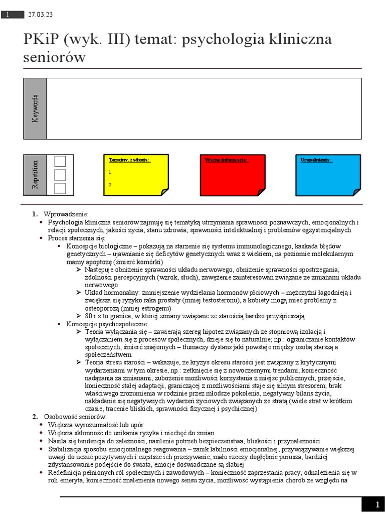 PKiP - Wyk. III | PDF