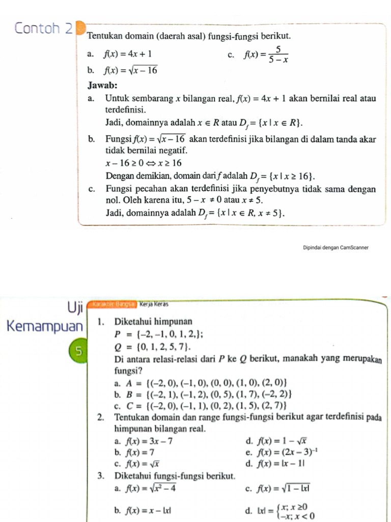 Buku Pendamping Kelas X Grafik Fungsi | PDF