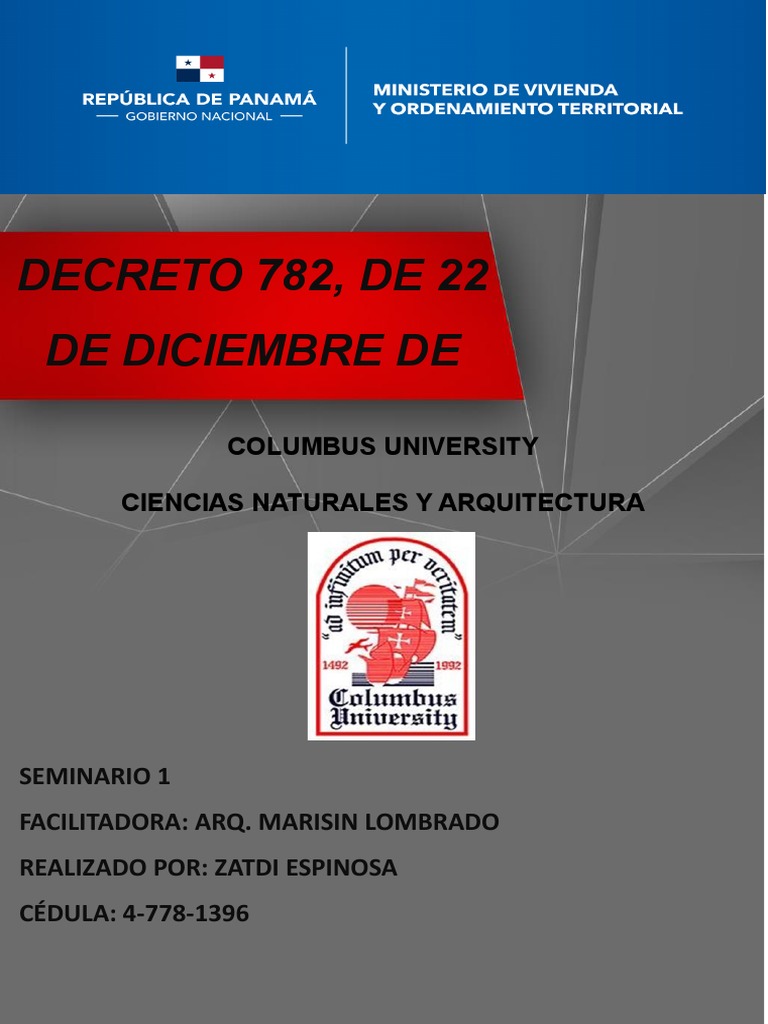 Resumen Del Decreto Ejecutivo 782 | PDF | Participación pública | Planificación urbana