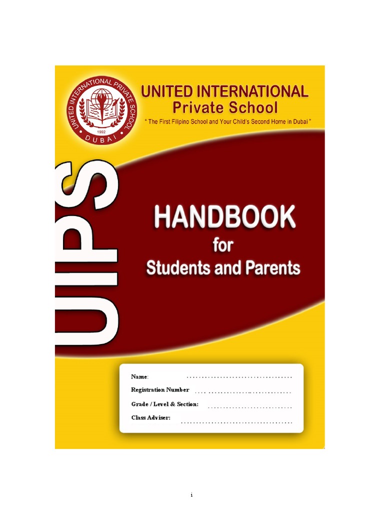 UIPS Handbook PDF | PDF | Educational Assessment | Curriculum