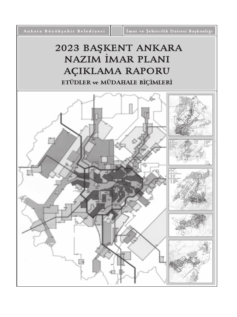 2023 Baskent Ankara Nazim Imar Plani PDF | PDF
