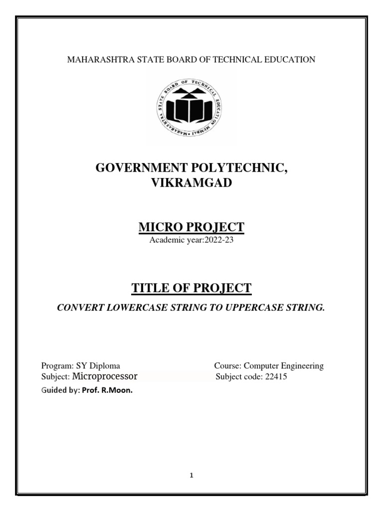 Microprocessor MP. | PDF | Central Processing Unit | Computer Hardware