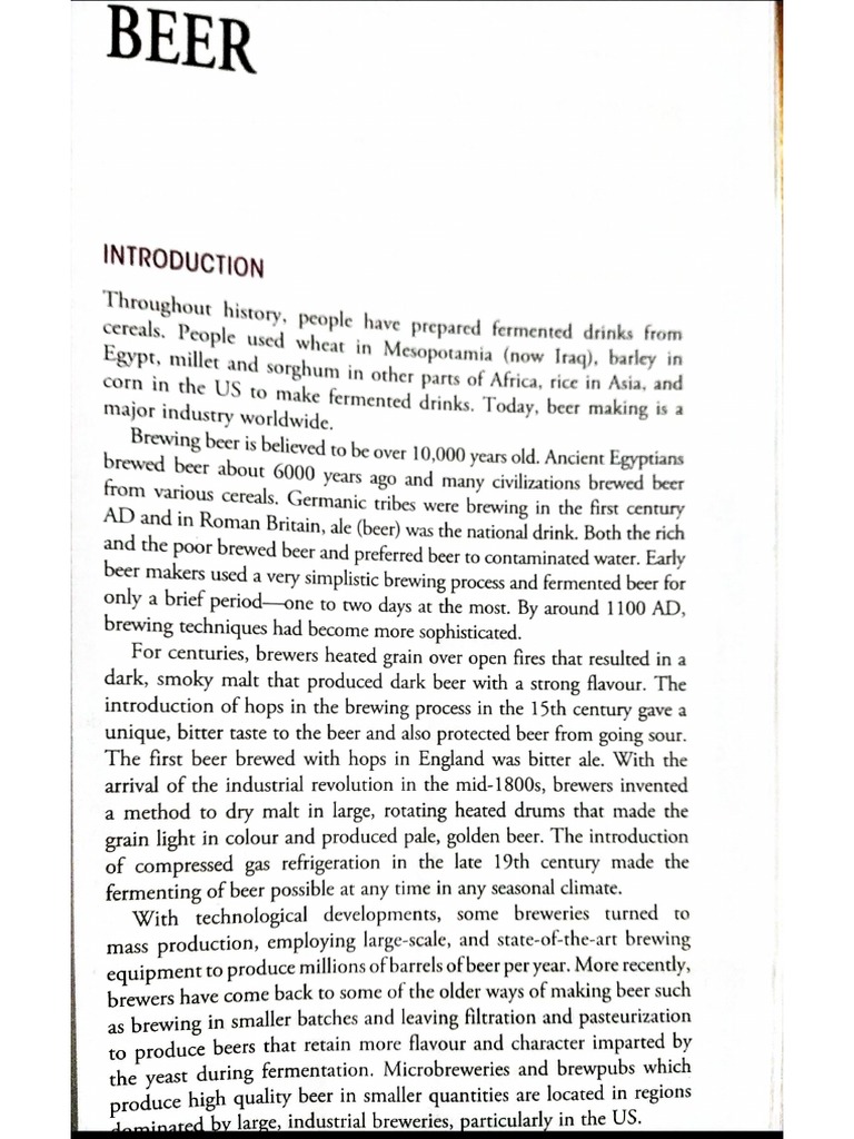 Beer Notes | PDF