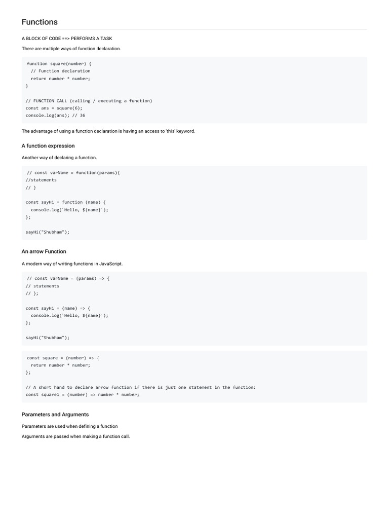 Functions Download Free Pdf Scope Computer Science Parameter Computer Programming