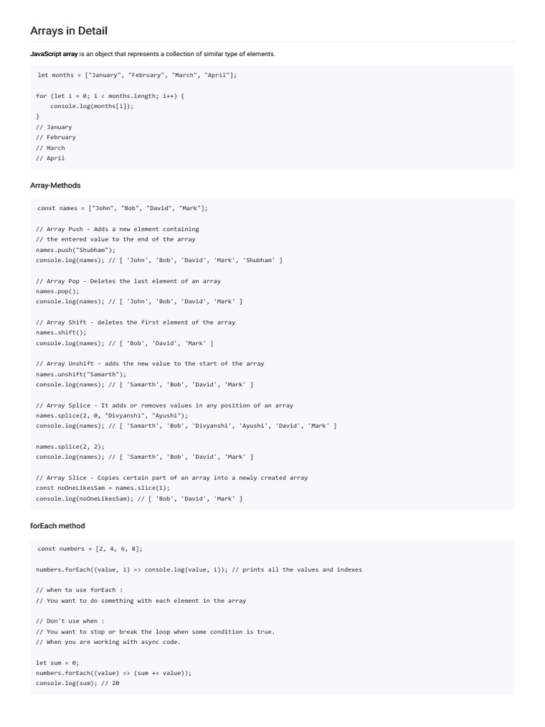 Array | Download Free PDF | Computing | Software Engineering