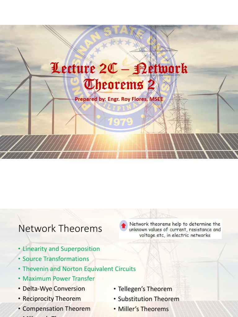 02C Network Theorems Part-2 PDF | PDF | Science & Mathematics
