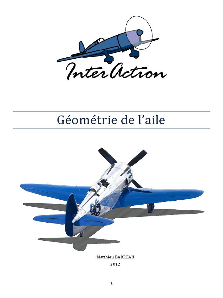 Geometric Considerations and Performance Calculations for Aircraft Wing ...
