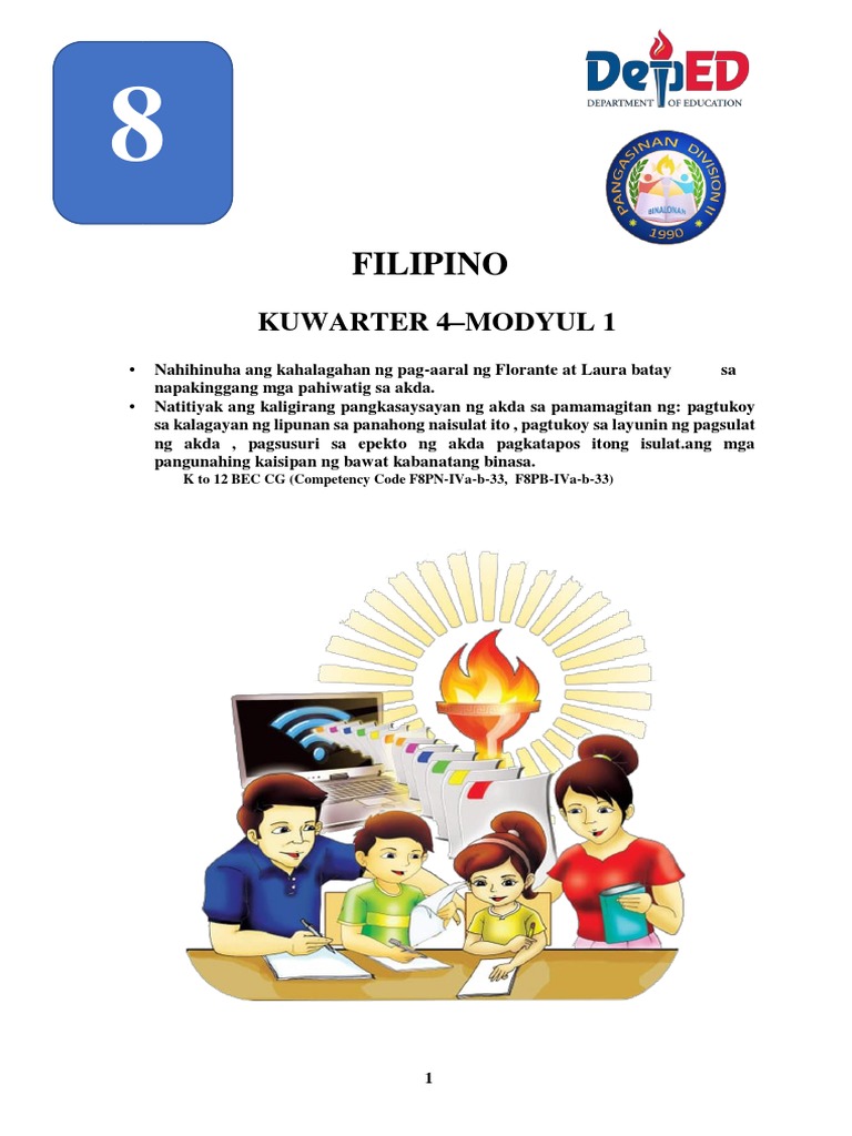 Filipino8 4th Module 1 PDF | PDF