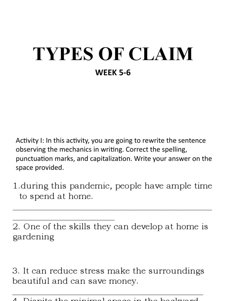 Lecture-Activities-CLAIM-2023.pptx | PDF