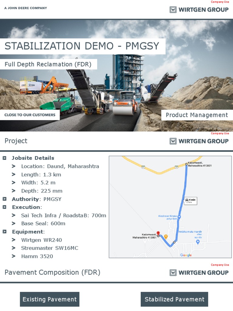 Demo Report FDR Daund PDF | PDF | Road Surface | Building Technology