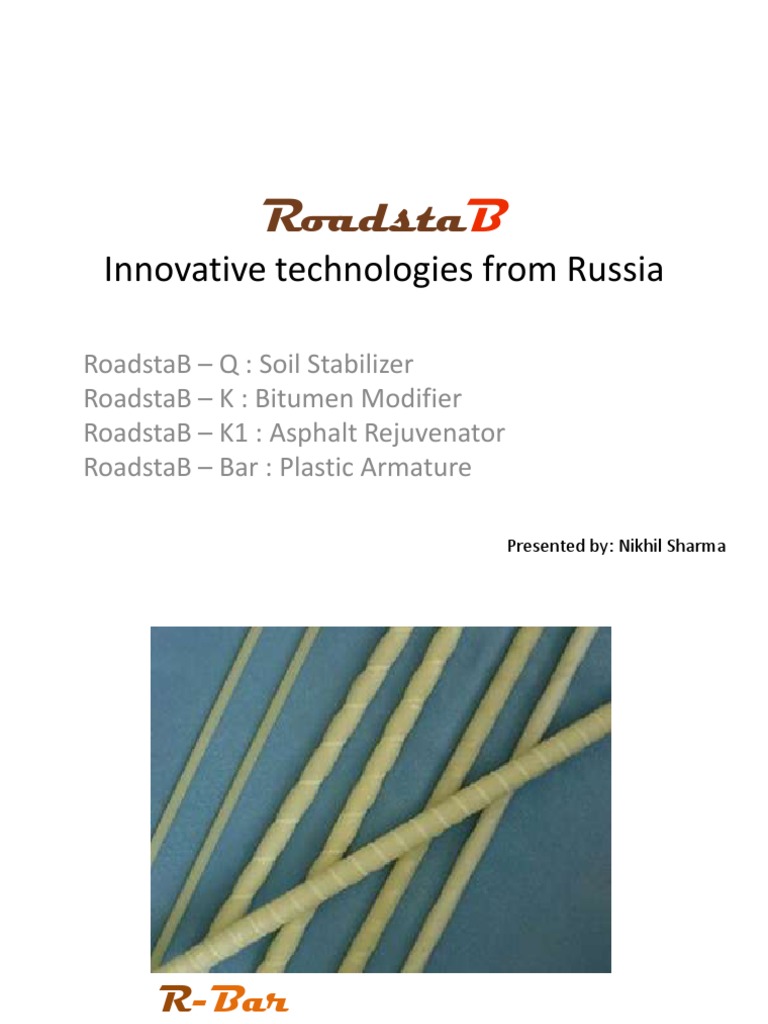 Road Stab Presentation Fdr Pdf Pdf Fiberglass Civil Engineering