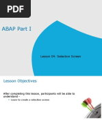 SAP ABAP TUTORIALS - Selection Screen - Radiobutton, Checkbox Using ...