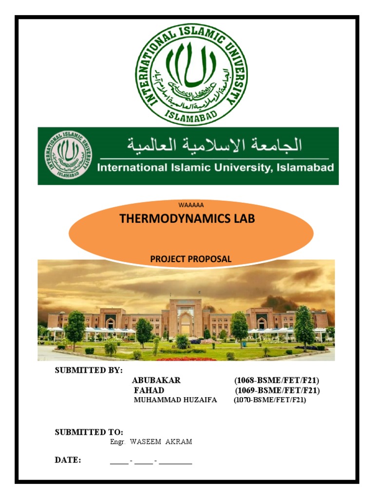 Thermodynamics Project Proposal (2) - 1 | PDF | Solar Energy | Power ...