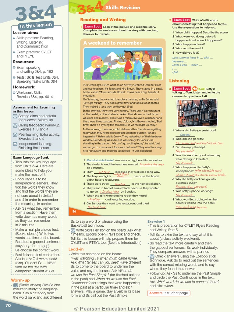 GoGetter L3 TB Skills Revision 3and4 PDF | PDF | Smartphone