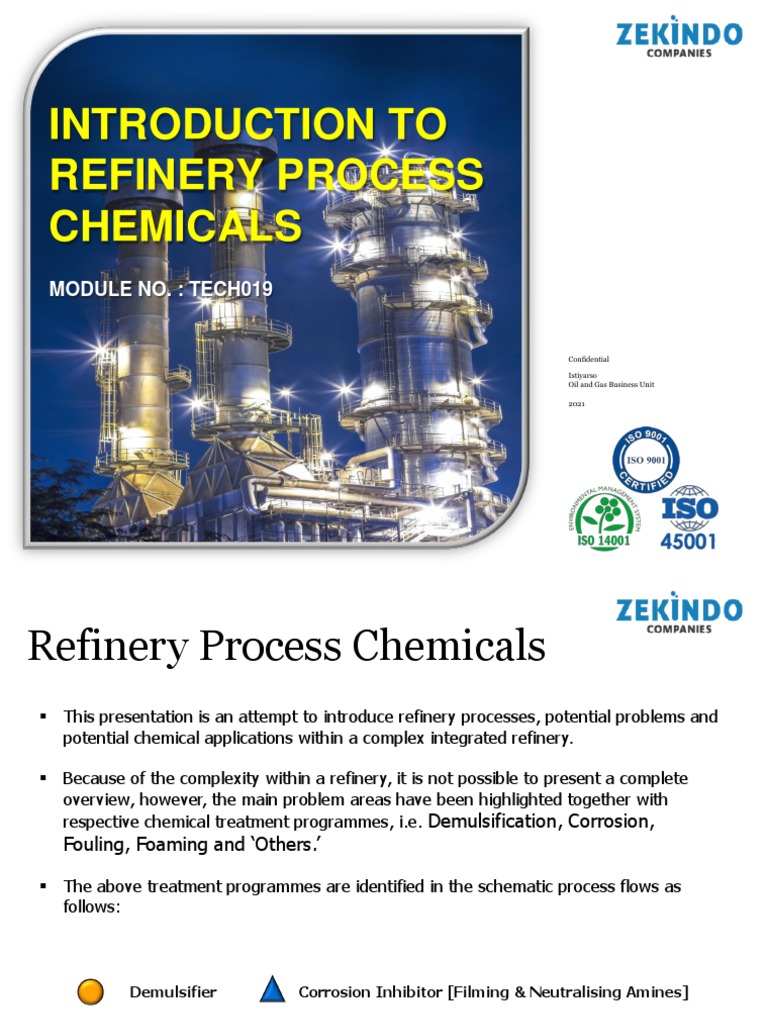 Module TECH019 - Introduction To Refinery Process Chemicals | PDF | Oil ...