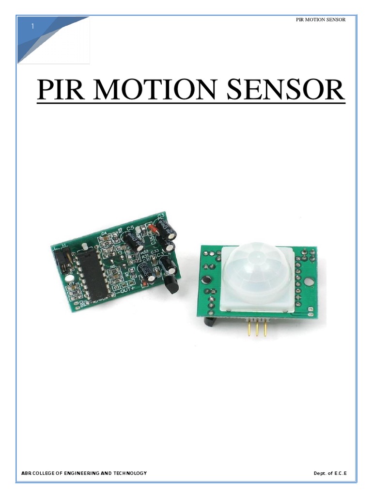 Pir Motion Sensor | PDF | Infrared | Field Effect Transistor