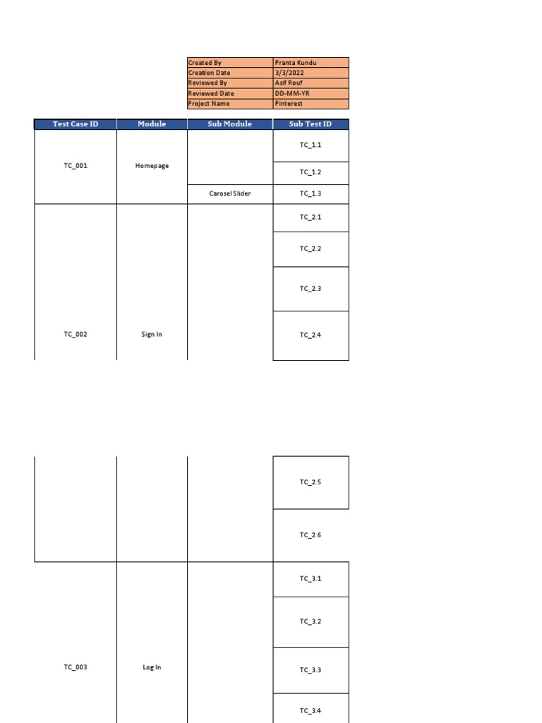 Pinterest Test Case by Pranta | PDF | Login | Http Cookie