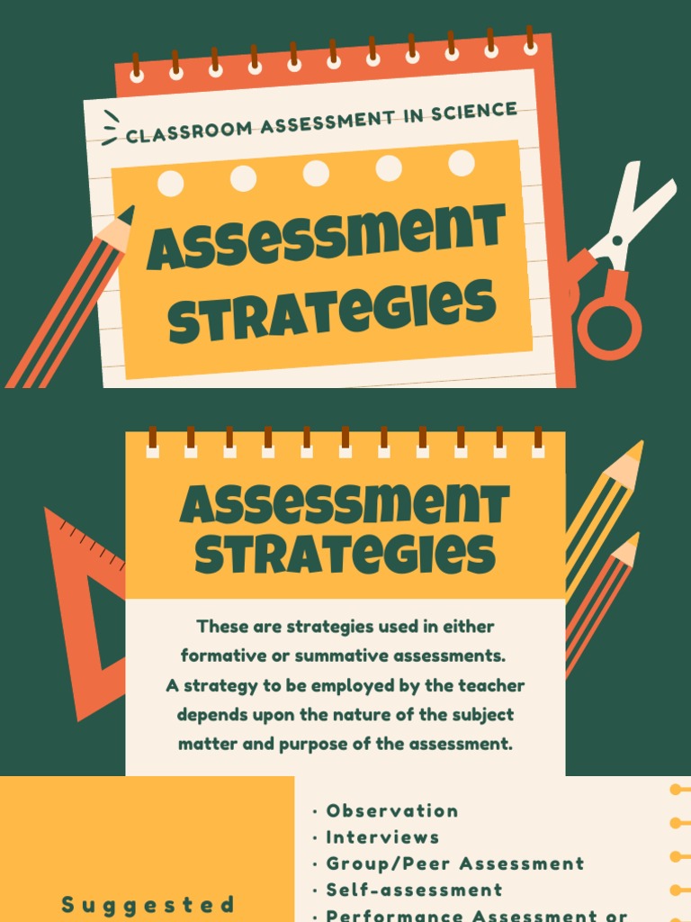 Assessment Strategies (Classroom Assessment in Science) | PDF | Rubric ...