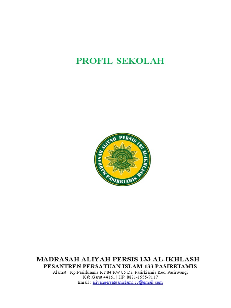Profil Paud 133 Al Ikhlas | PDF