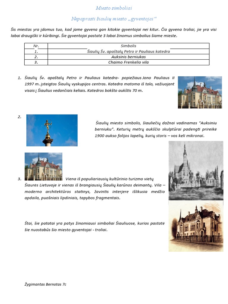 Miesto Simboliai | PDF