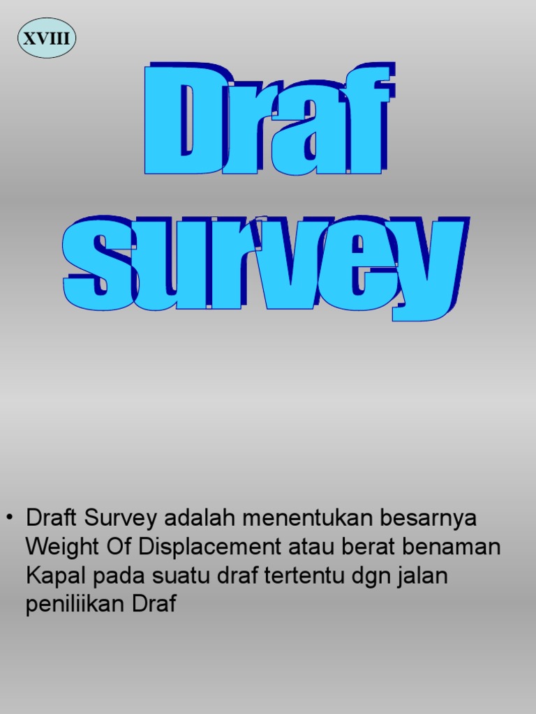 Pert (8) Draf Survey | PDF